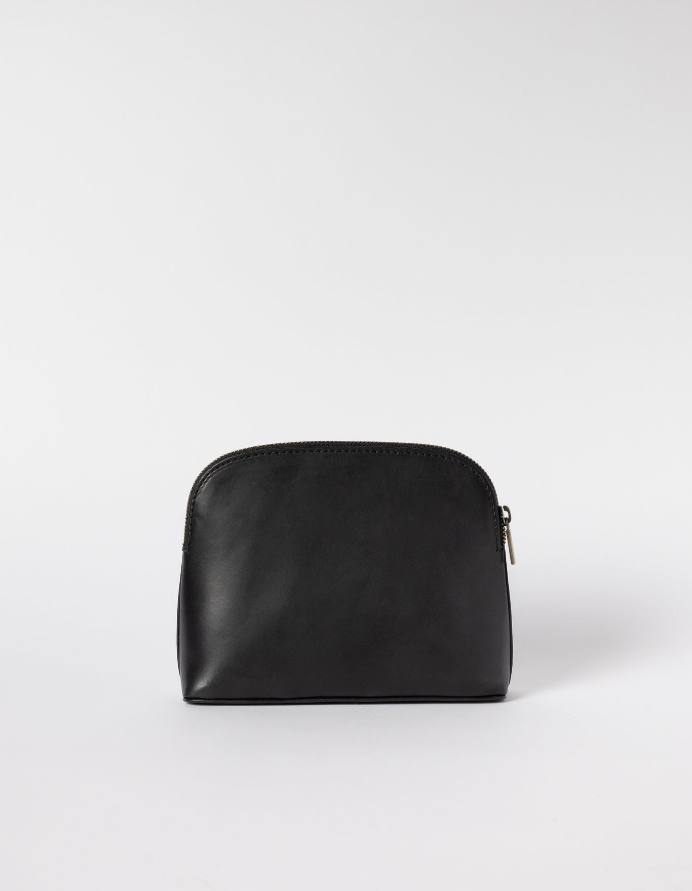 Cosmetic Bag - Black Classic Leather