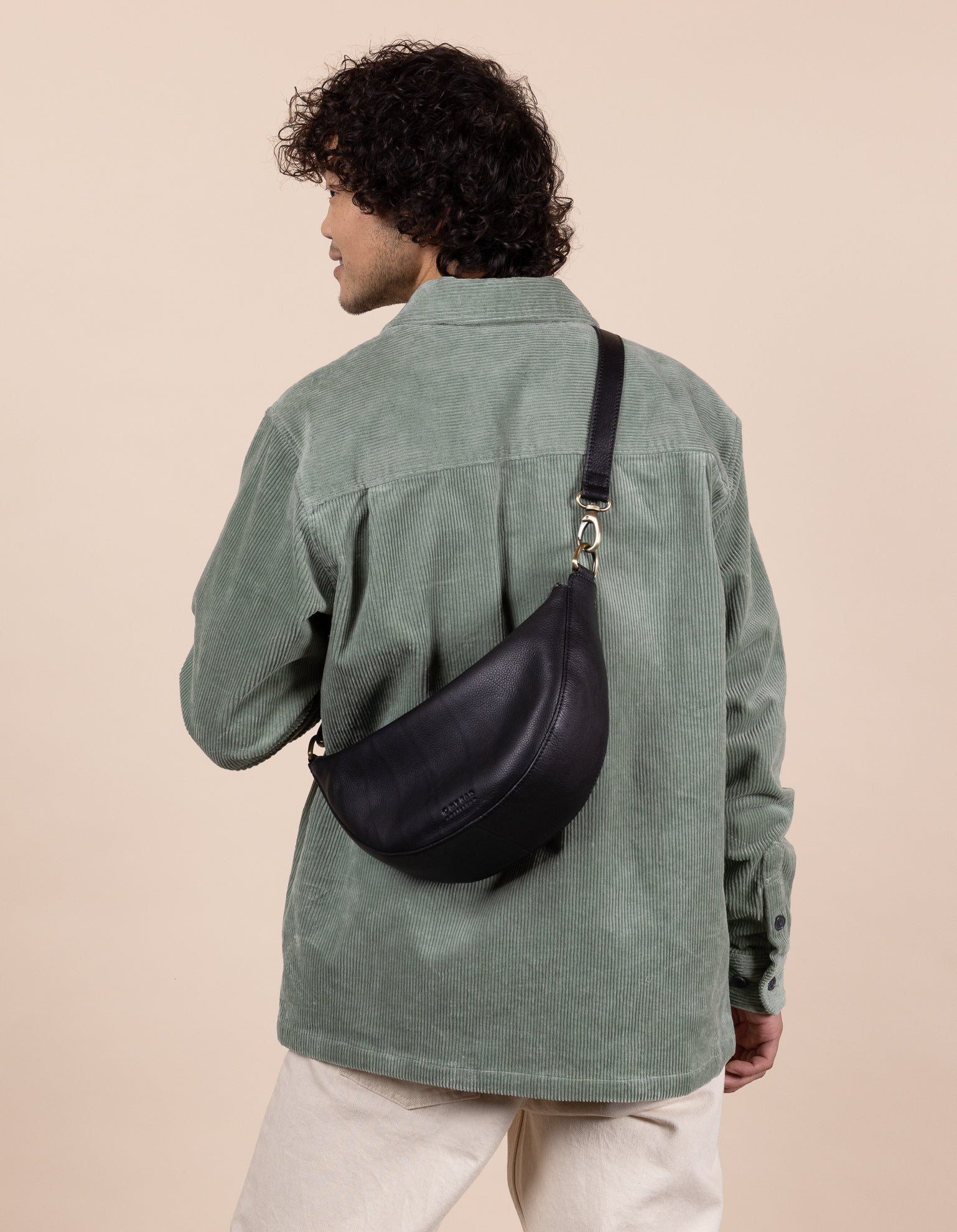 Leo - Black Soft Grain Leather