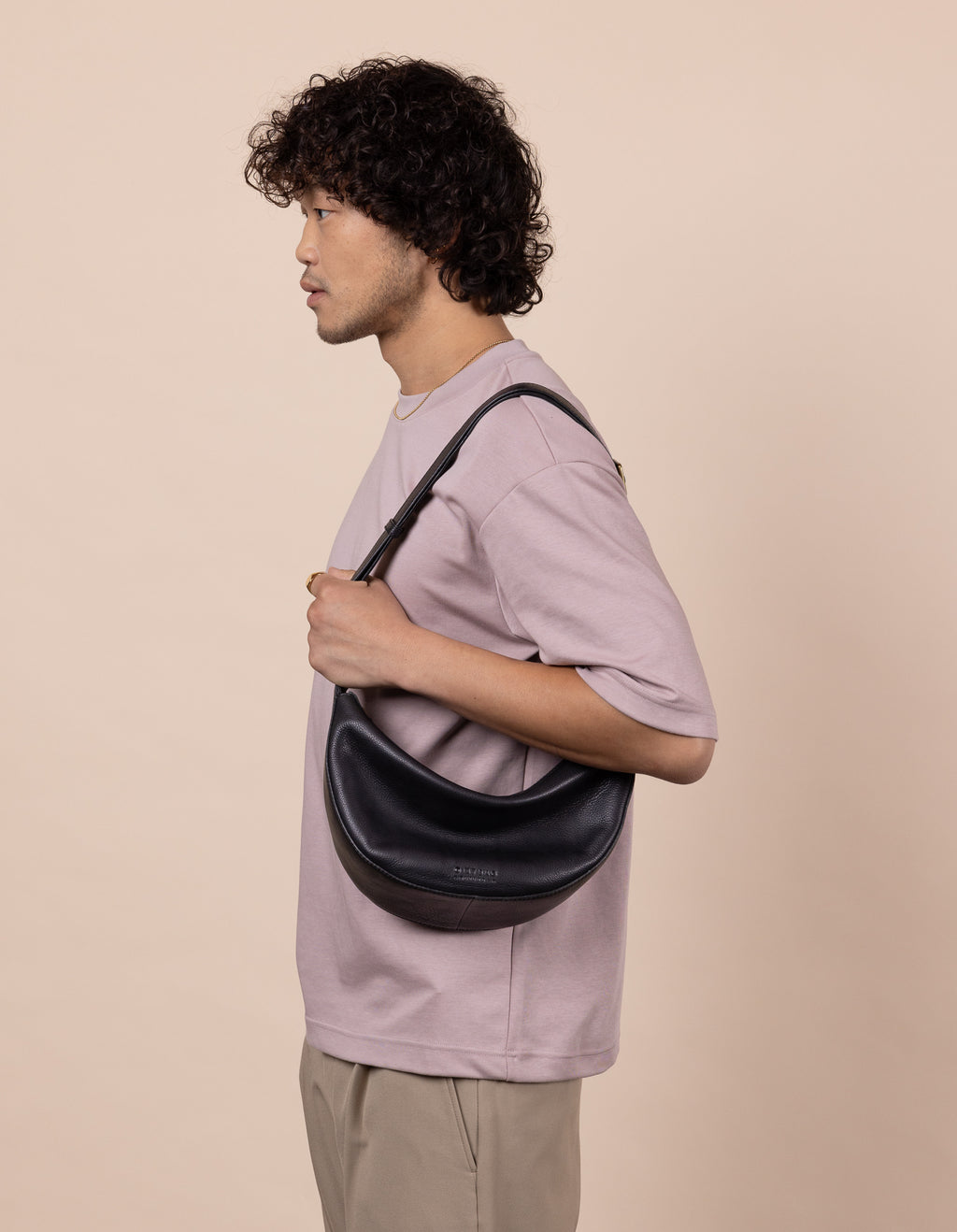 Leo - Black Soft Grain Leather