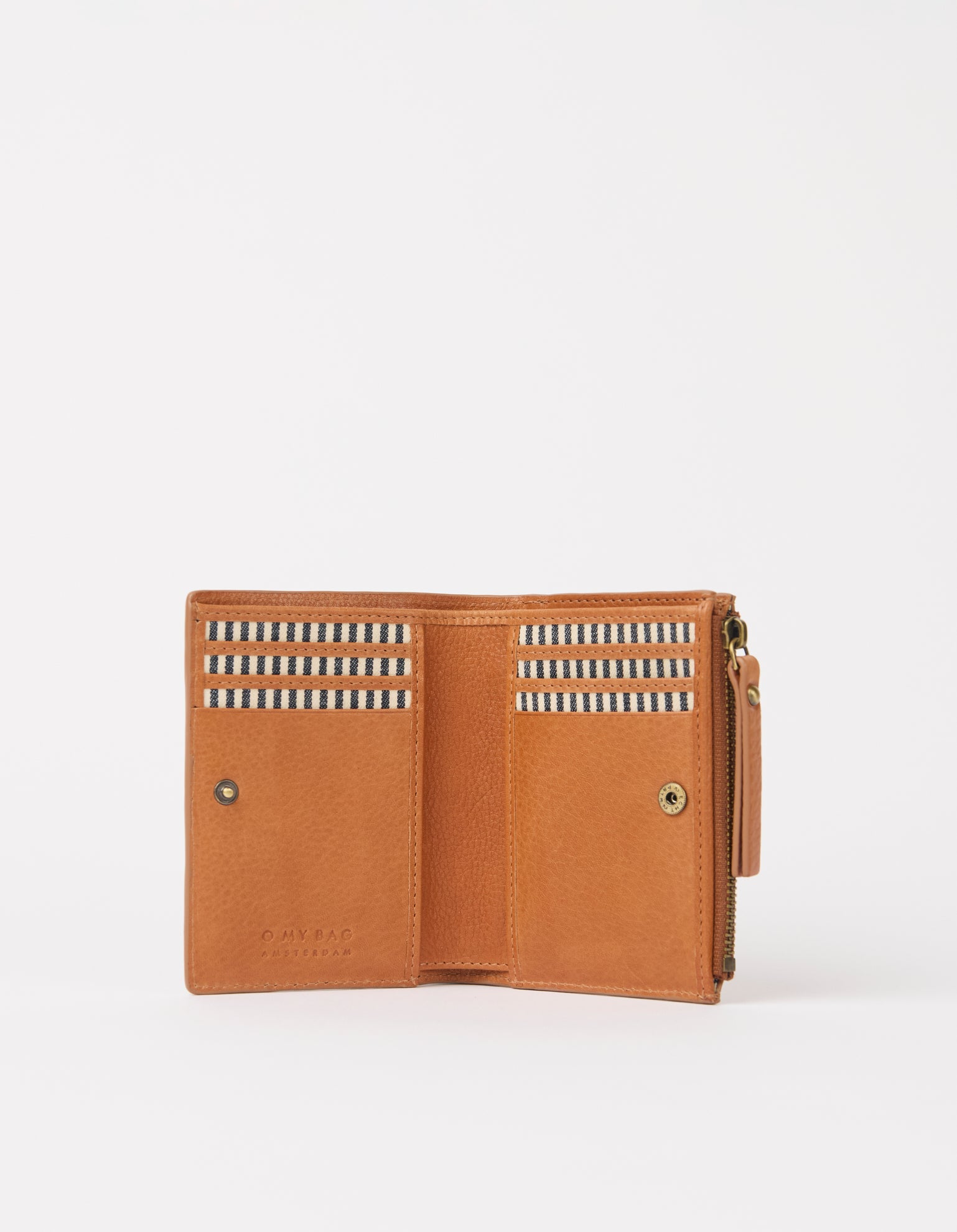 Jamie Wallet Woven - Wild Oak Woven Soft Grain Leather