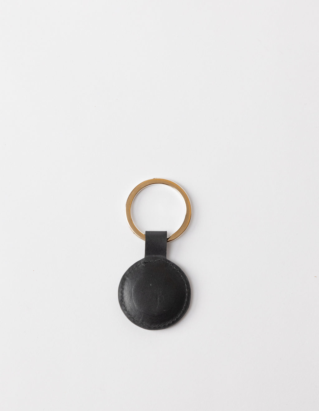 Keyring - Black Classic Leather