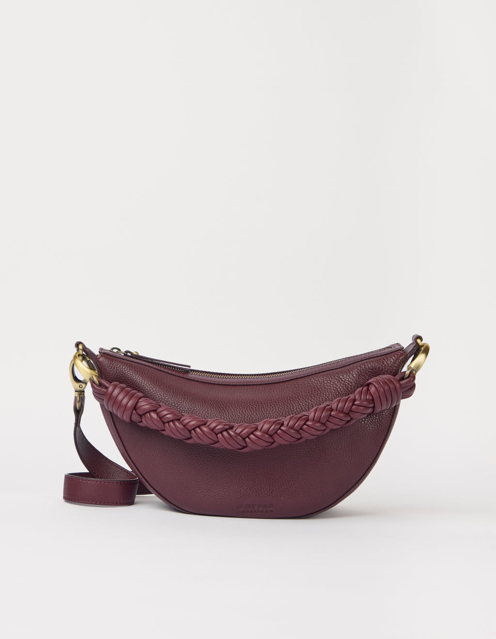 Leo Twisted Handle - Dark Cherry Soft Grain Leather