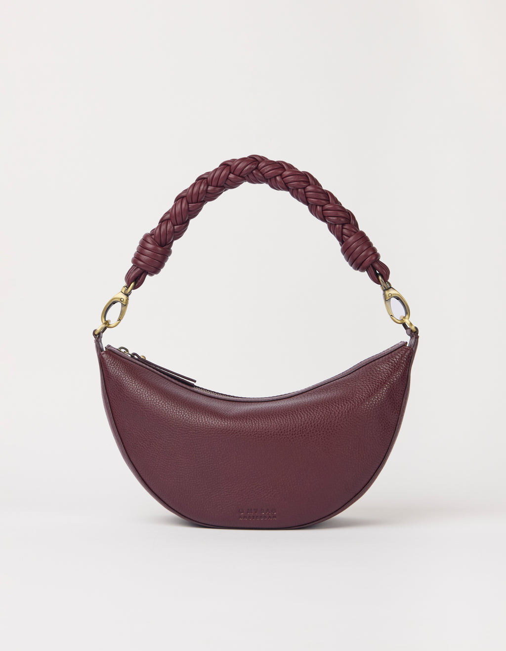 Leo Twisted Handle - Dark Cherry Soft Grain Leather