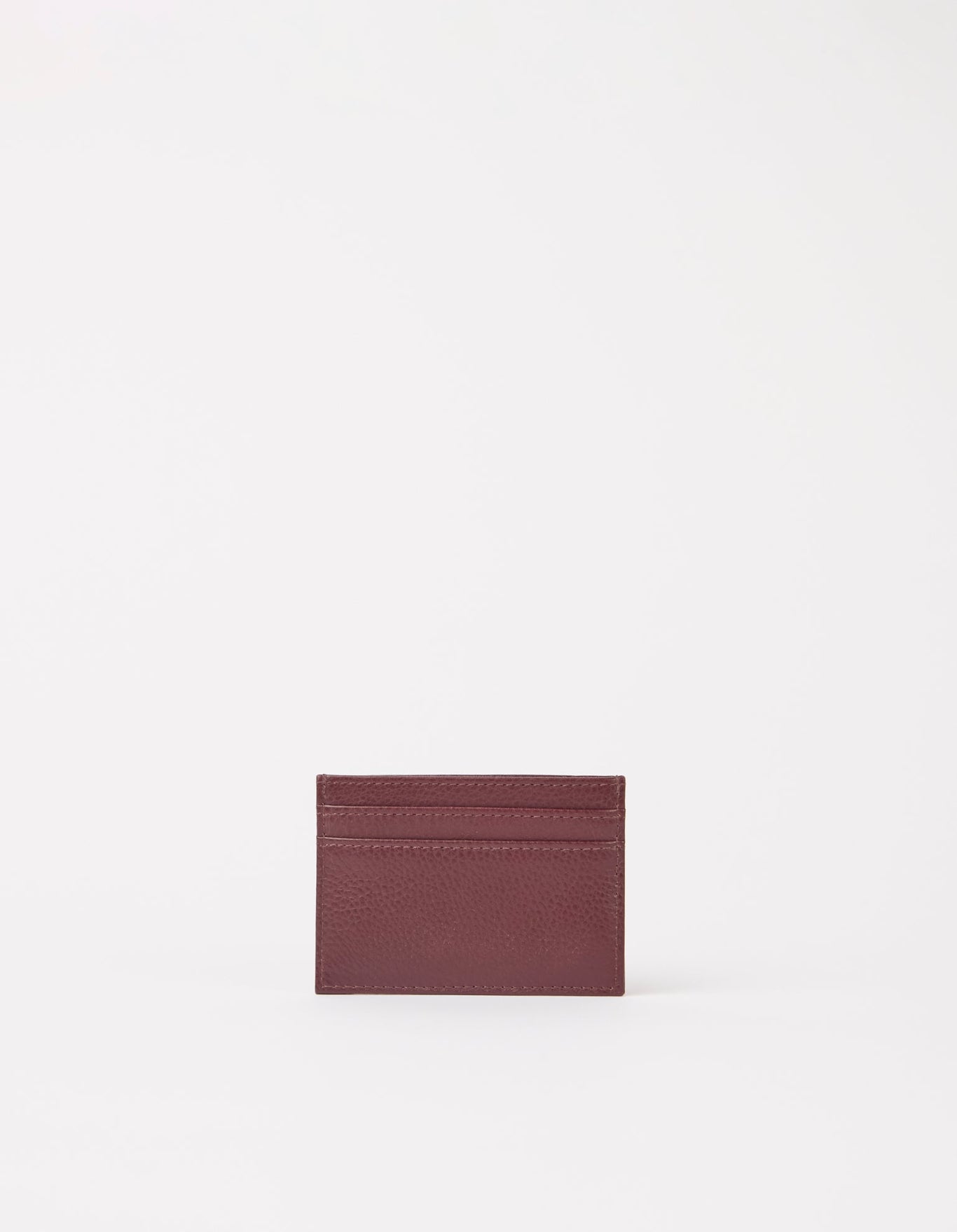 Mark's Cardcase - Dark Cherry Soft Grain Leather