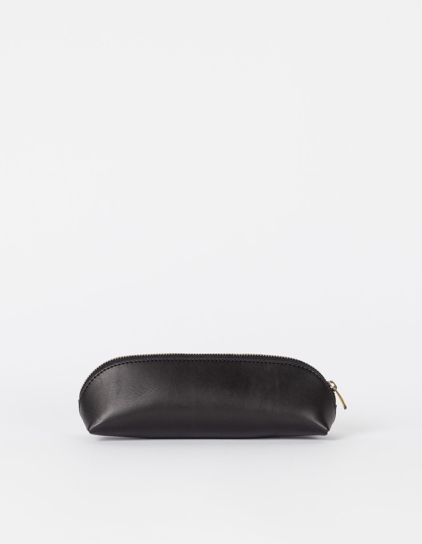 Pencil Case Small - Black Classic Leather