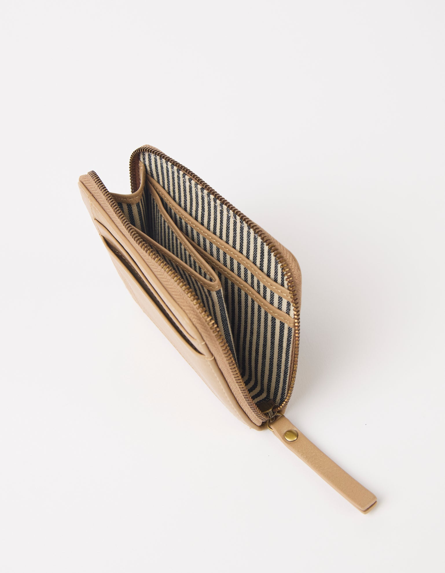 Robbie Wallet - Dark Sand Soft Grain Leather