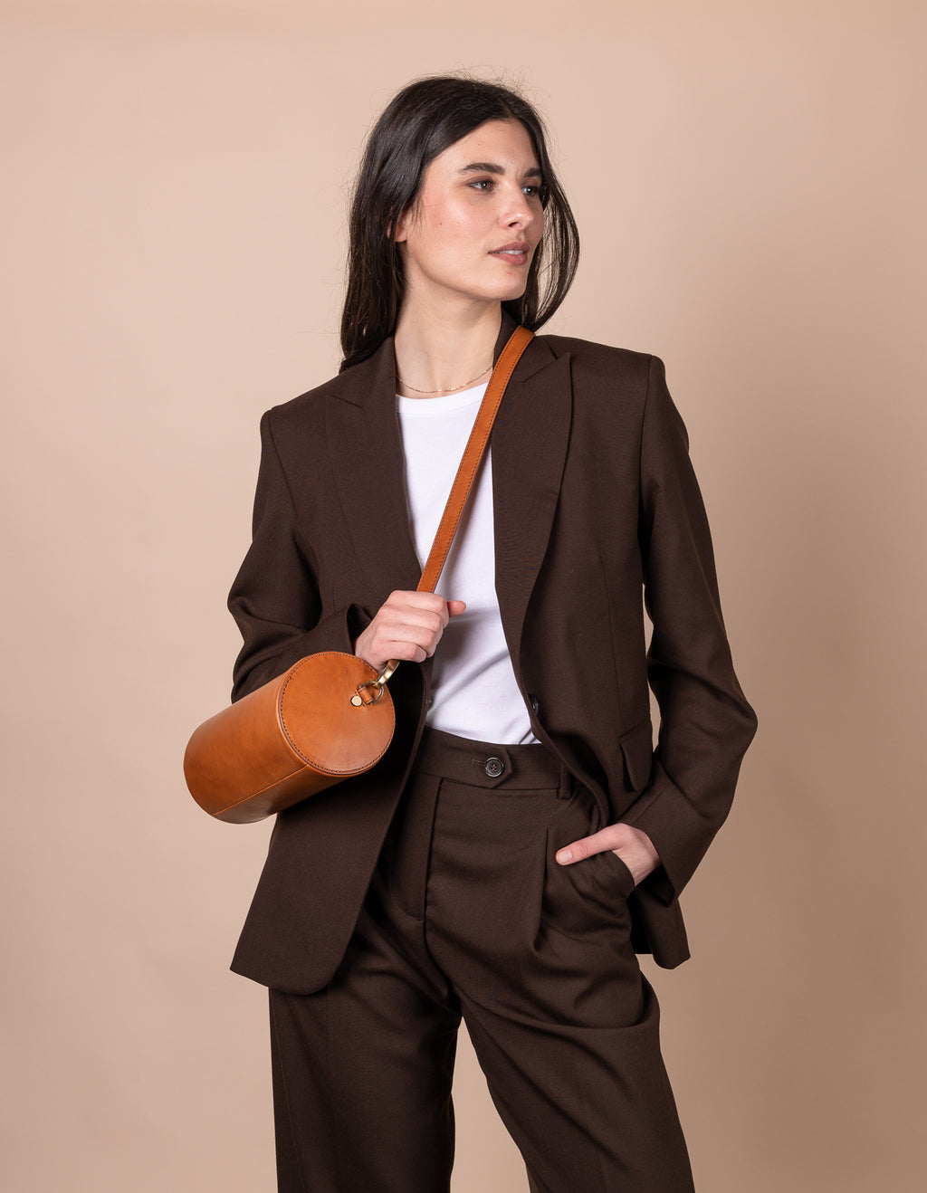 Izzy - Cognac Classic Leather