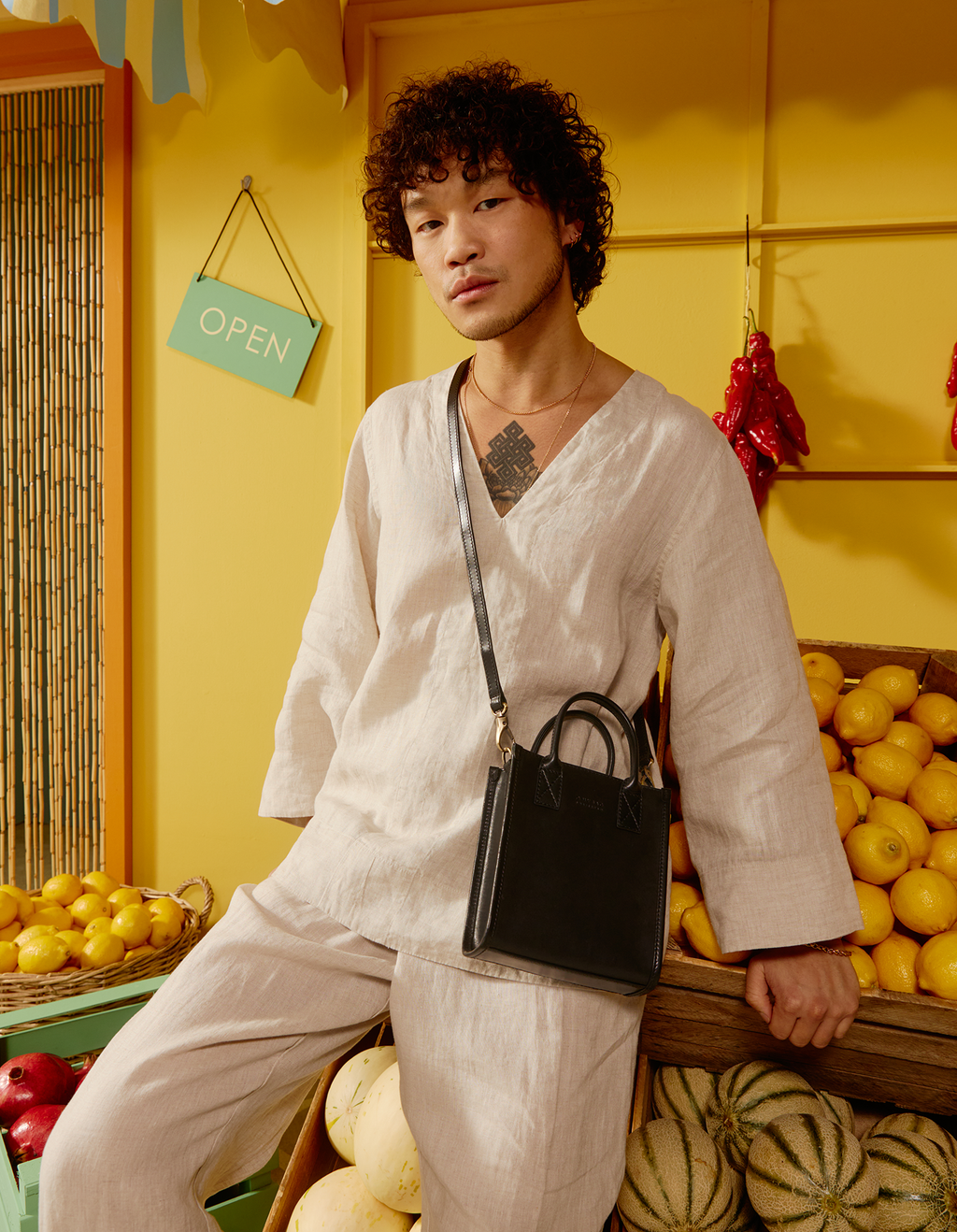 Jackie Mini - Black Classic Leather