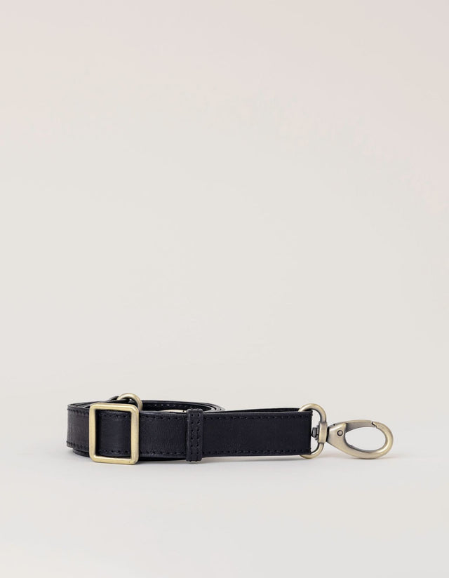Bum Bag Strap - Black Stromboli Leather